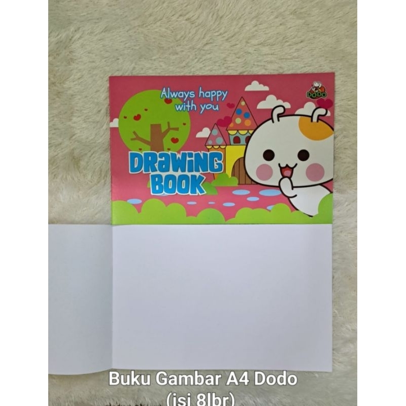 Jual (2bk)Buku Gambar A4 Dodo(1buku isi 8lbr)20x30cm/B33 | Shopee Indonesia