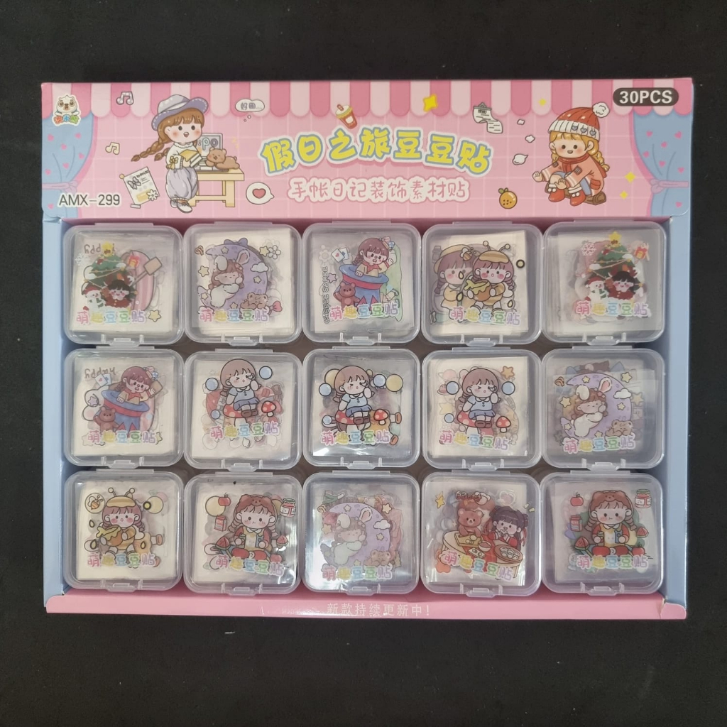 Jual Sticker momo box mika / Sticker momo box /Stiker momo / Mainan ...