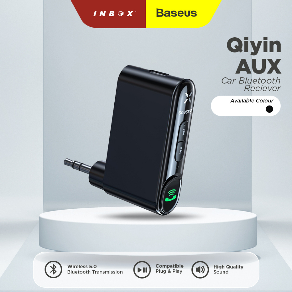 Jual Baseus - Car Receiver - Qiyin AUX 3.5mm Car Bluetooth Receiver ...