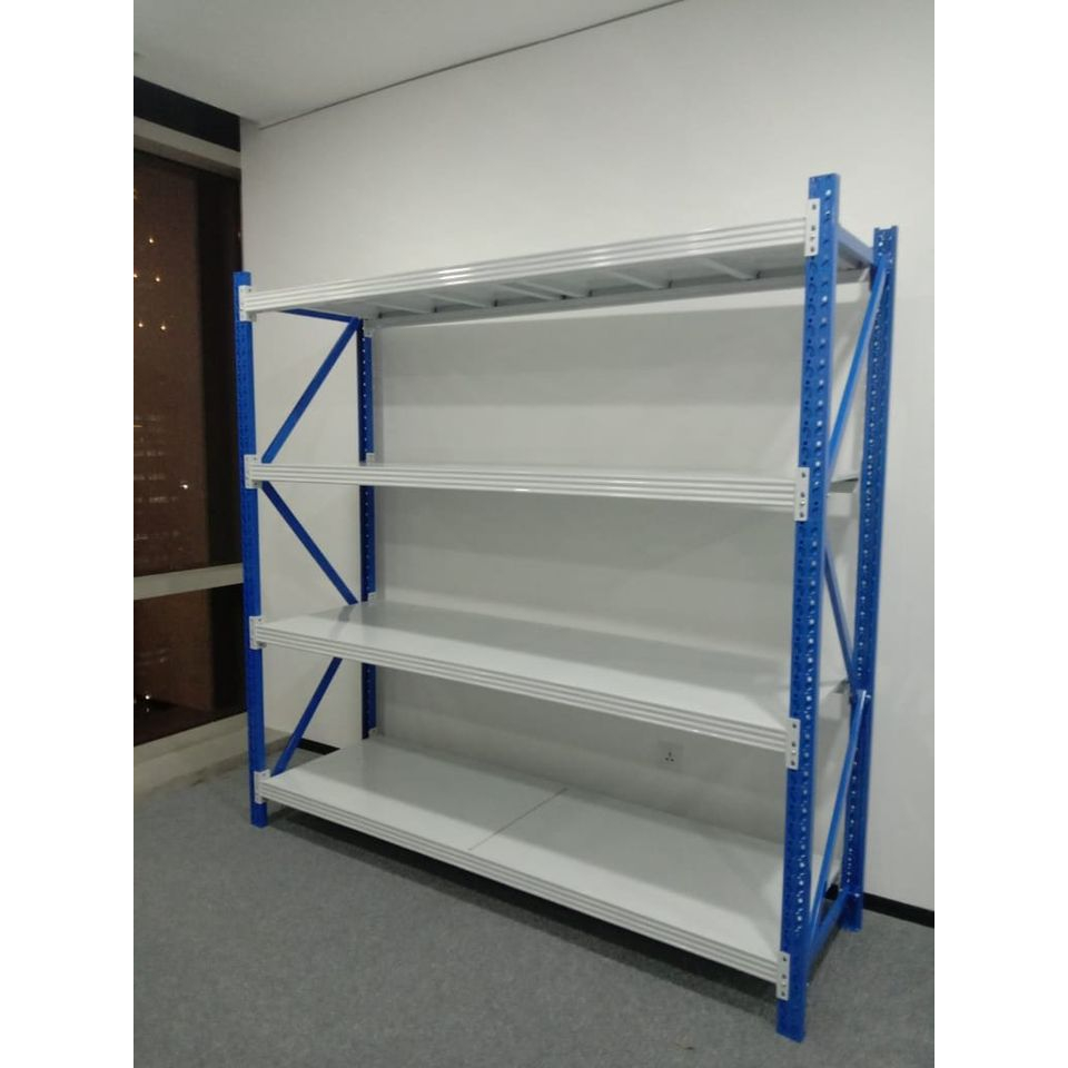 Jual Rak Gudang Kapasitas 250kg/Level / Rak Besi Baja / Rak Susun / Rak ...