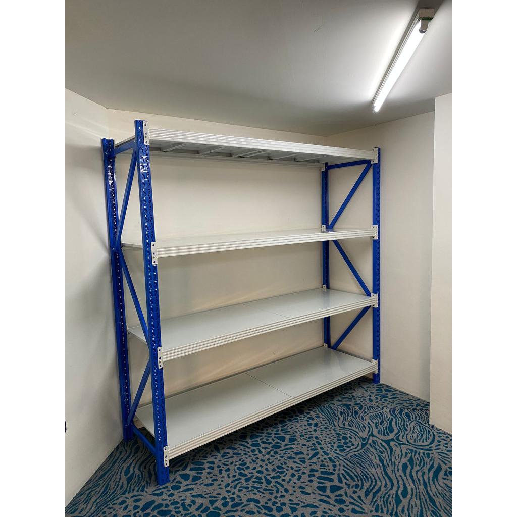 Jual Rak Gudang Kapasitas 250kg/Level / Rak Besi Baja / Rak Susun / Rak ...