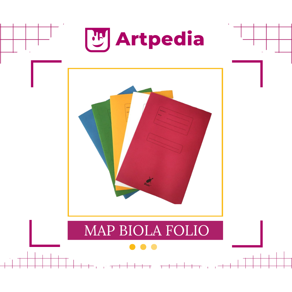 Jual MAP BIOLA KERTAS FOLIO / MAP KERTAS / MAP BIOLA POLOS / MAP F4 ...