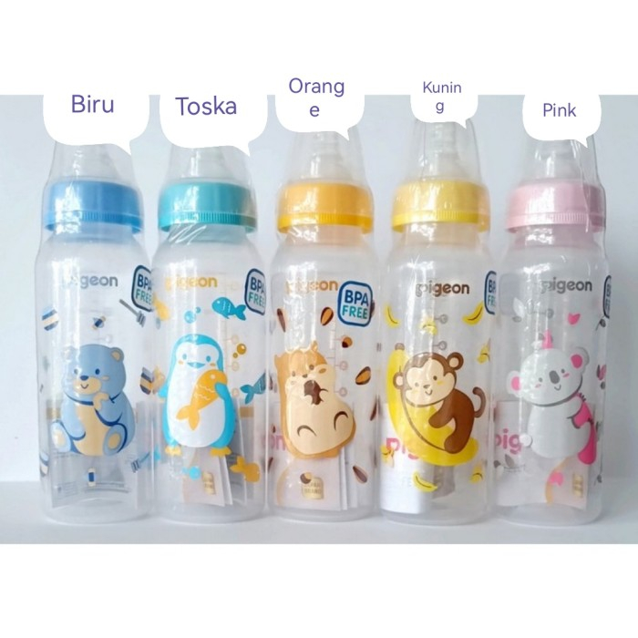 Jual PIGEON BOTTLE STANDARD MM W/S / BOTOL SUSU BAYI ANAK BPA FREE ...