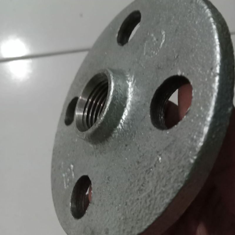Jual Flange Galvanis Besi Drat 6" Merk G | Shopee Indonesia