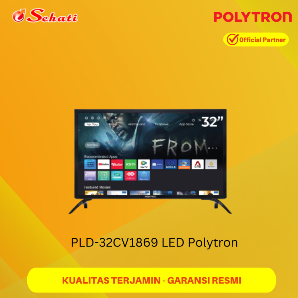 Jual POLYTRON PLD-32CV1869 LED Polytron 32 Inch SMART LITE DIGITAL TV ...