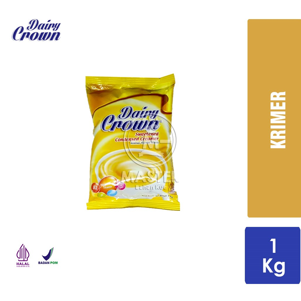 Jual Susu Krimer Dairy Crown Kental Manis [Pouch 1kg] | Shopee Indonesia