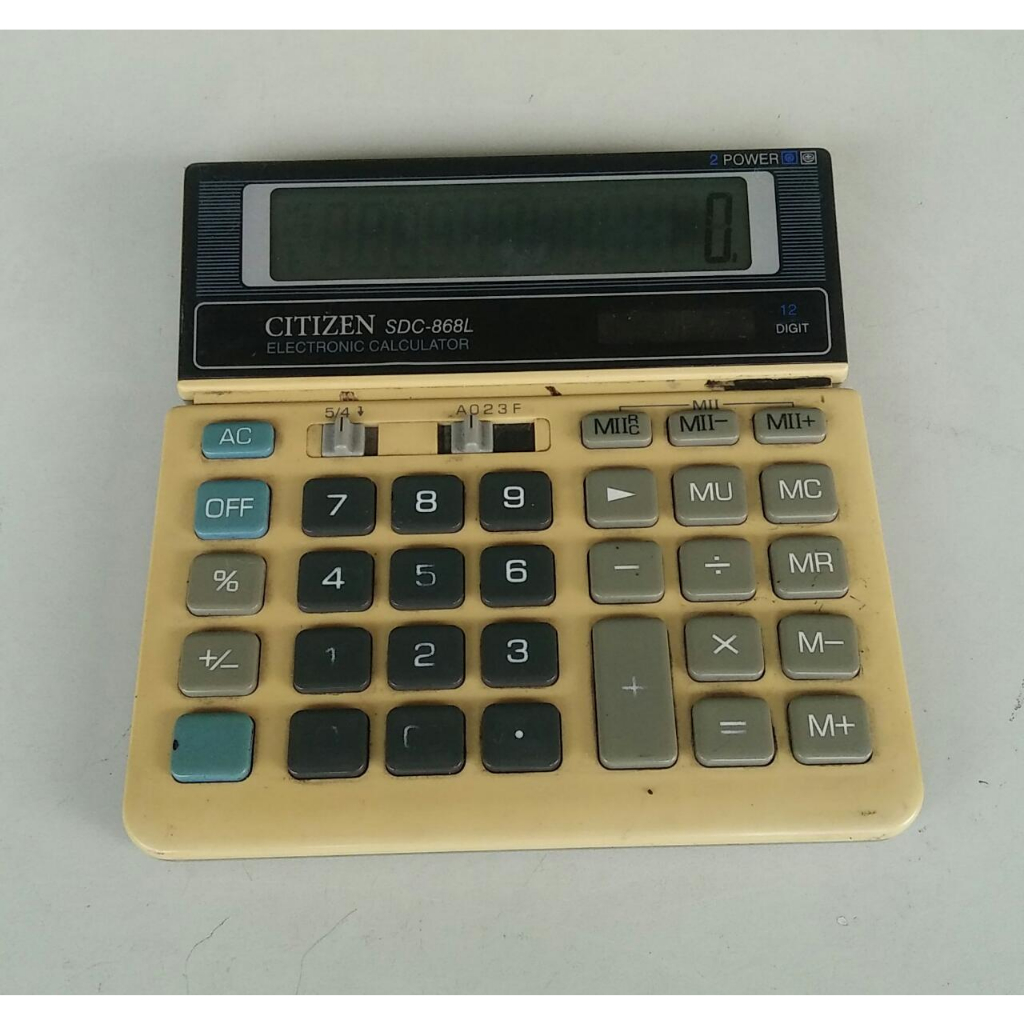 Jual KALKULATOR CITIZEN 12 DIGIT SDC-868L SECOND | Shopee Indonesia