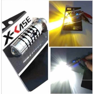 Jual LAMPU UTAMA LED LASER X-CASE HEADLAMP LASER LED 2 SISI HI LO PLUS ...