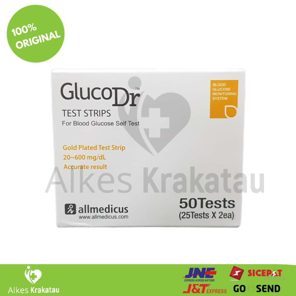 Jual Gluco Dr test strip / strip gluco Dr/ stik gula | Shopee Indonesia