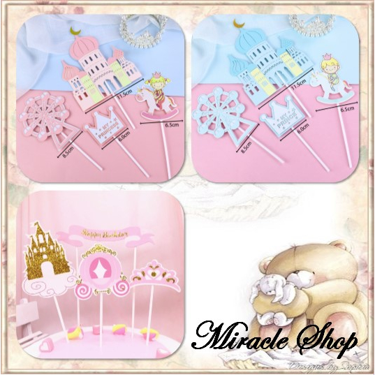 Jual Topper Castle Kastil Princess Cute Girl Prince Putri Pangeran Boy ...