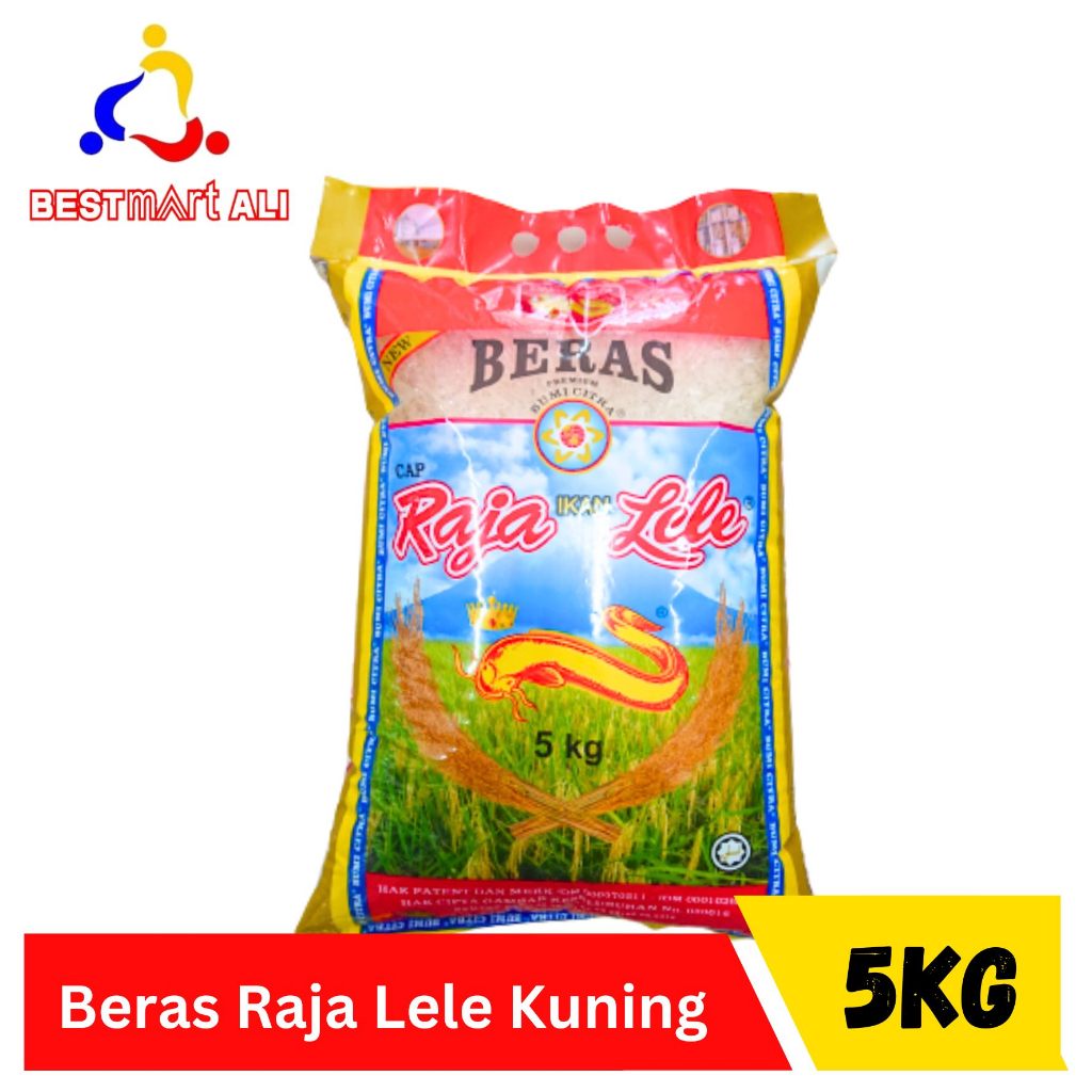 Jual Beras raja lele kuning 5kg | Shopee Indonesia
