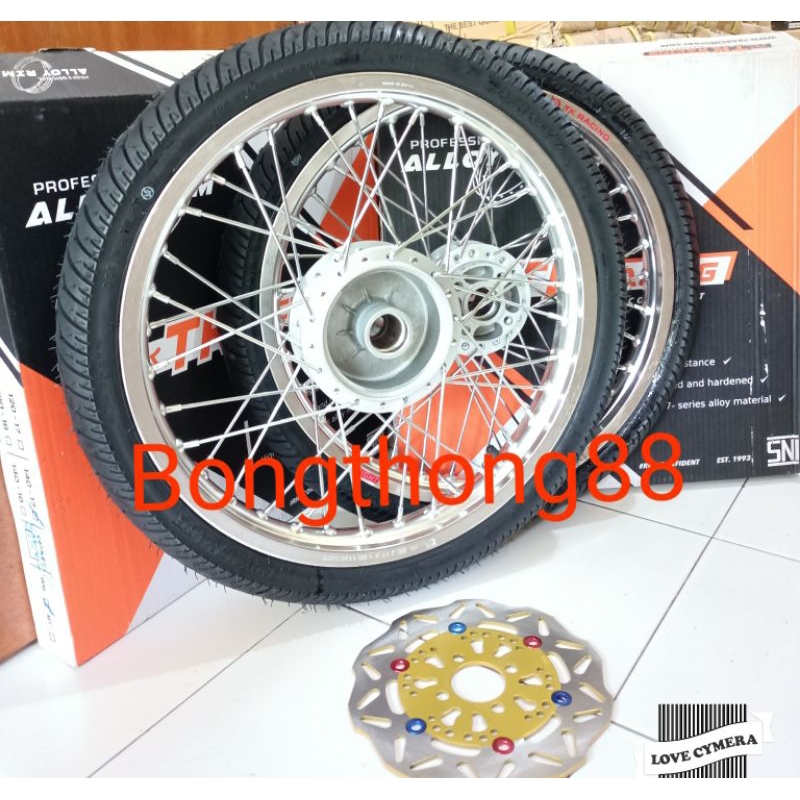 Jual Sepaket Velg TK Racing Ring 17 140 160 Suzuki Smash Shogun Sp 125 ...
