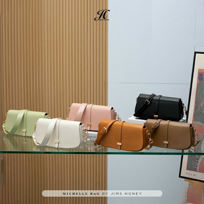 Jual MICHELLE BAG JIMS HONEY ( FREE BOX ) | Shopee Indonesia