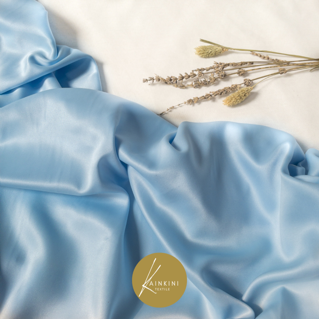 Jual (1 meter) Kain Satin Velvet Premium Grade A Kilap Doff Kainkini ...