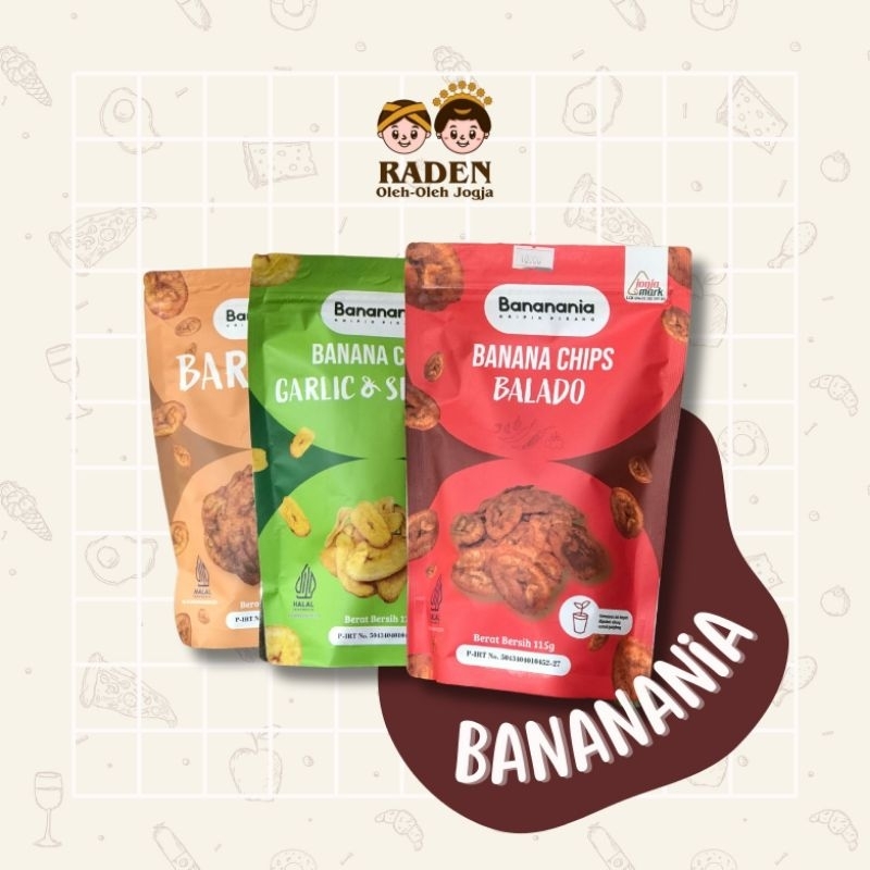 Jual BANANANIA keripik pisang | Shopee Indonesia