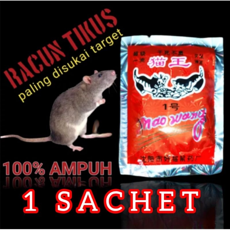 Jual RACUN TIKUS MATI KERING TIDAK BAU DI JAMIN AMPUH - Mao Wang PALING ...