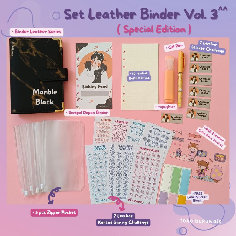 Jual SET LEATHER BINDER VOL. 3 ( SPECIAL EDITION ) | Shopee Indonesia