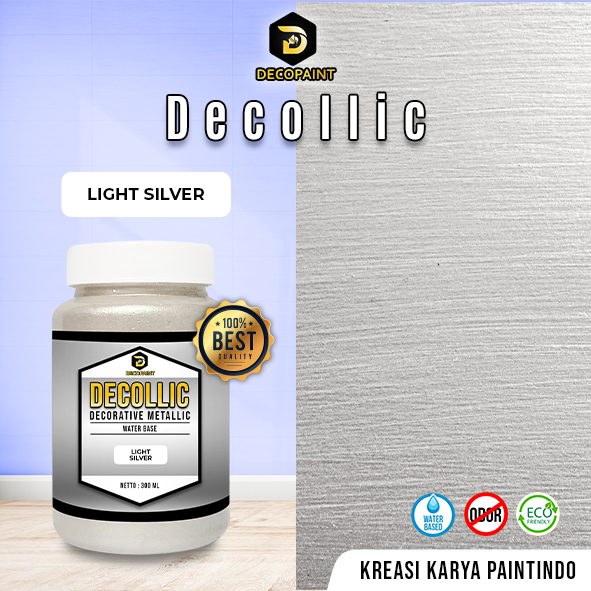 Jual Decollic Cat Metallic Waterbased | Cat Dekoratif Metalik - Light ...
