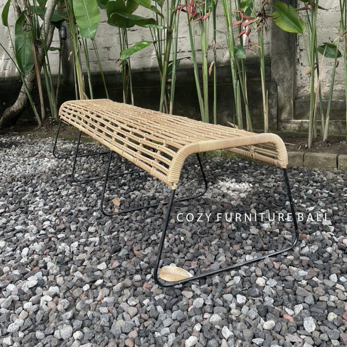 Jual RATTAN BENCH - KURSI BANGKU ROTAN PANJANG - INDOOR OUTDOOR ...
