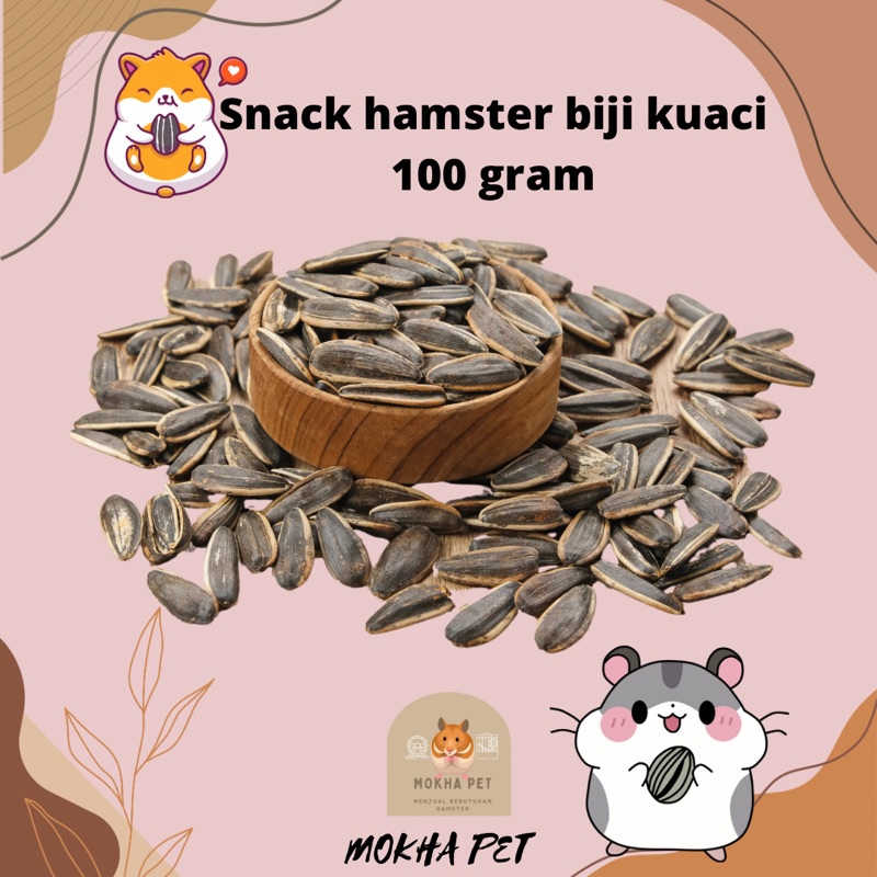 Jual snack hamster kuaci 100gram | Shopee Indonesia
