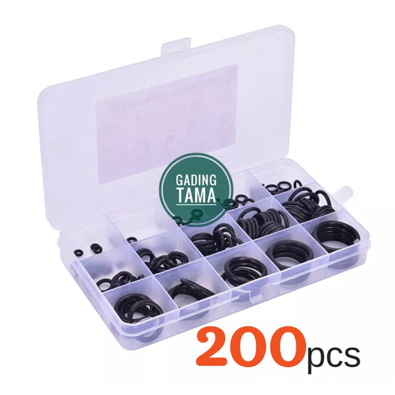Jual Karet Seal O Ring NBR 200 pcs | Shopee Indonesia