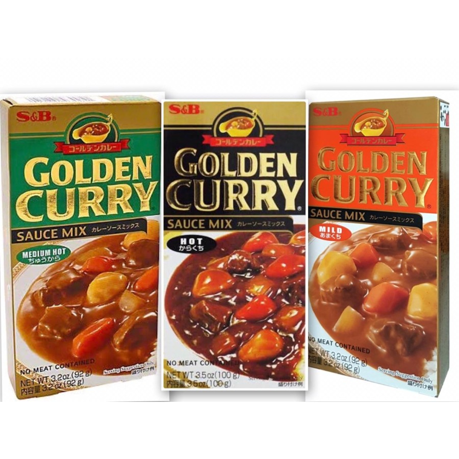 Jual S&B golden curry 92gr goldencurry cube goldencurry jepang | Shopee ...