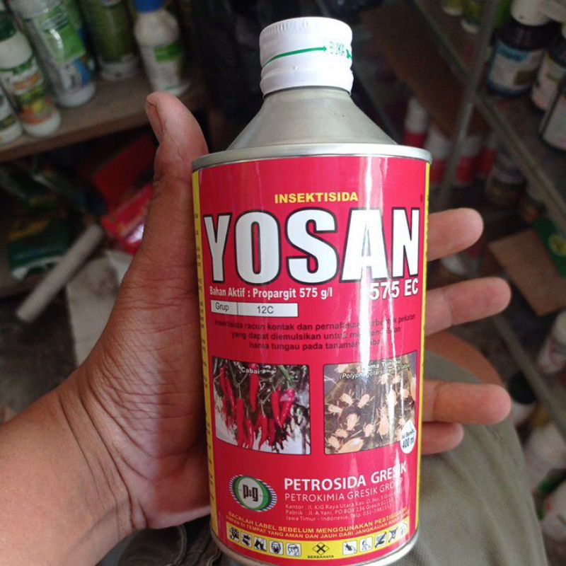 Jual akarisida insektisida yosan 400 ml pengendali tungau cabai ...