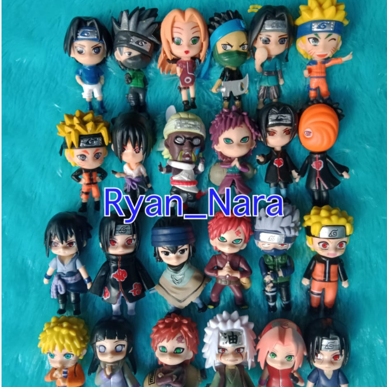 Jual Mainan Pajangan Action Mini Figure Anime Naruto Sasuke Sakura ...