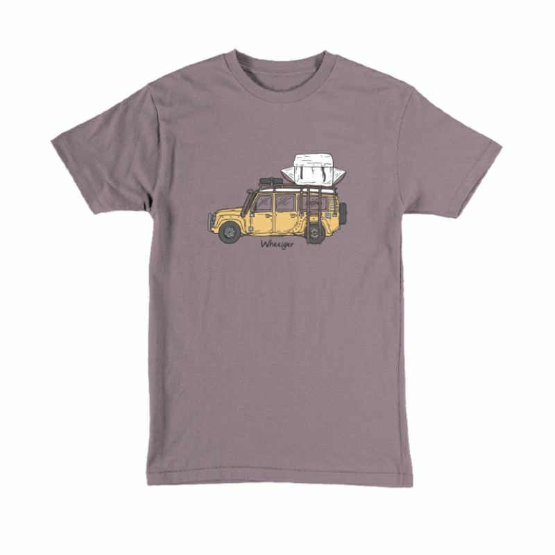 Jual Wheelger Camper T-shirt - Mouve (KAOS GUNUNG) | Shopee Indonesia
