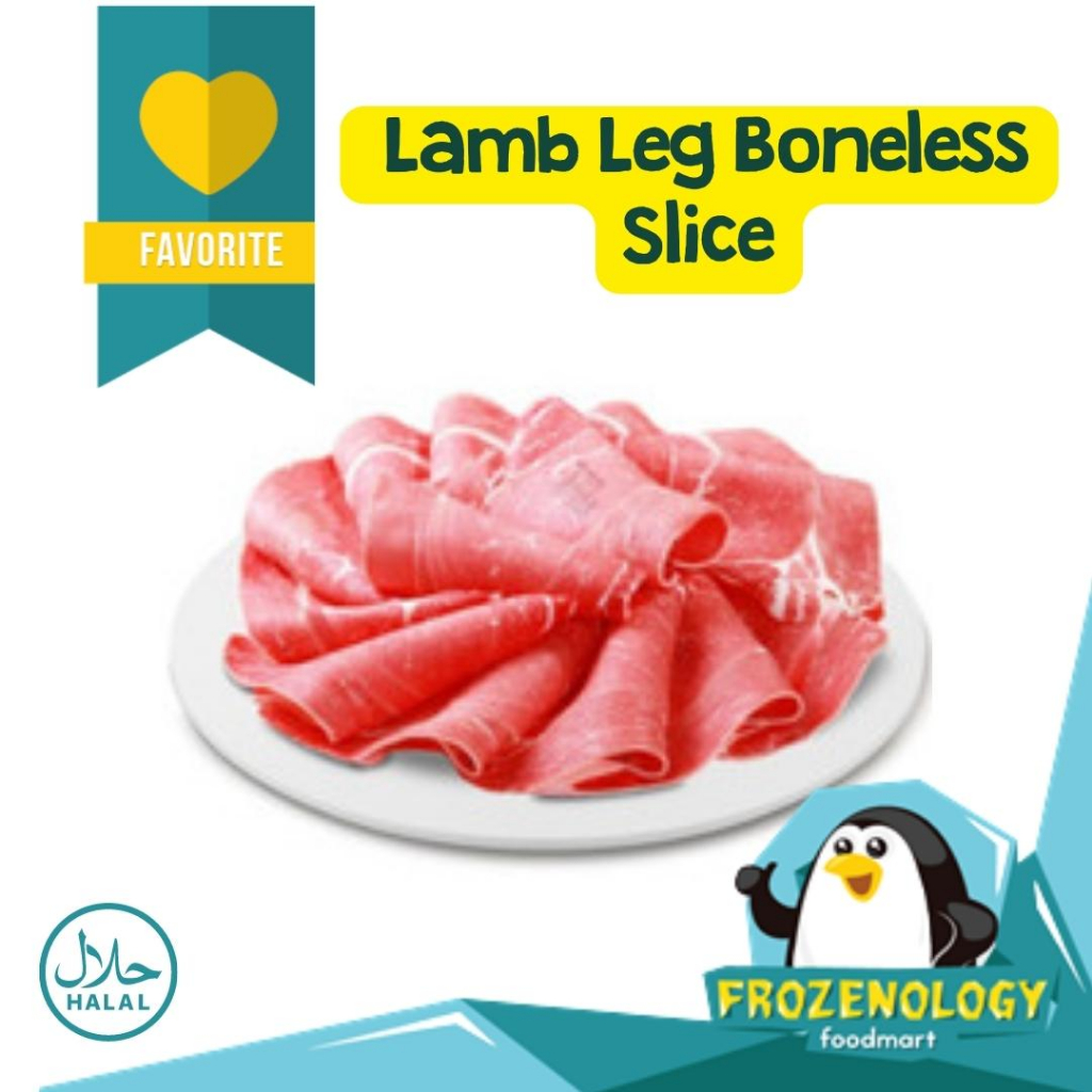 Jual Lamb Leg Boneless Slice (205 gr) | Daging Paha Kambing Muda Slice ...