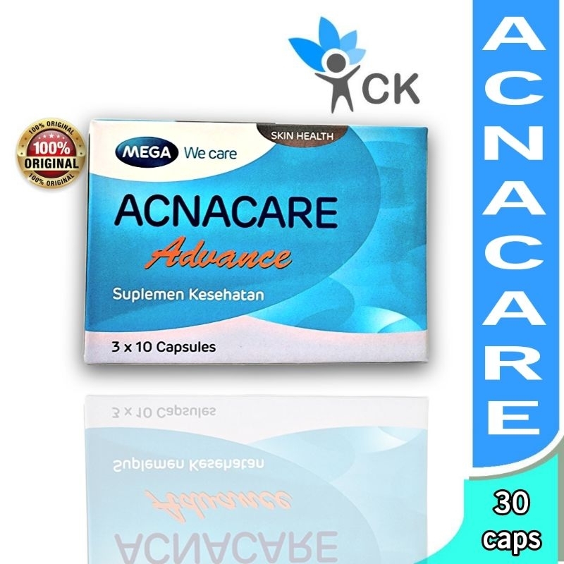 Jual ACNACARE ADVANCE BOX ISI 30 CAPS double action, kapsul anti pecah ...