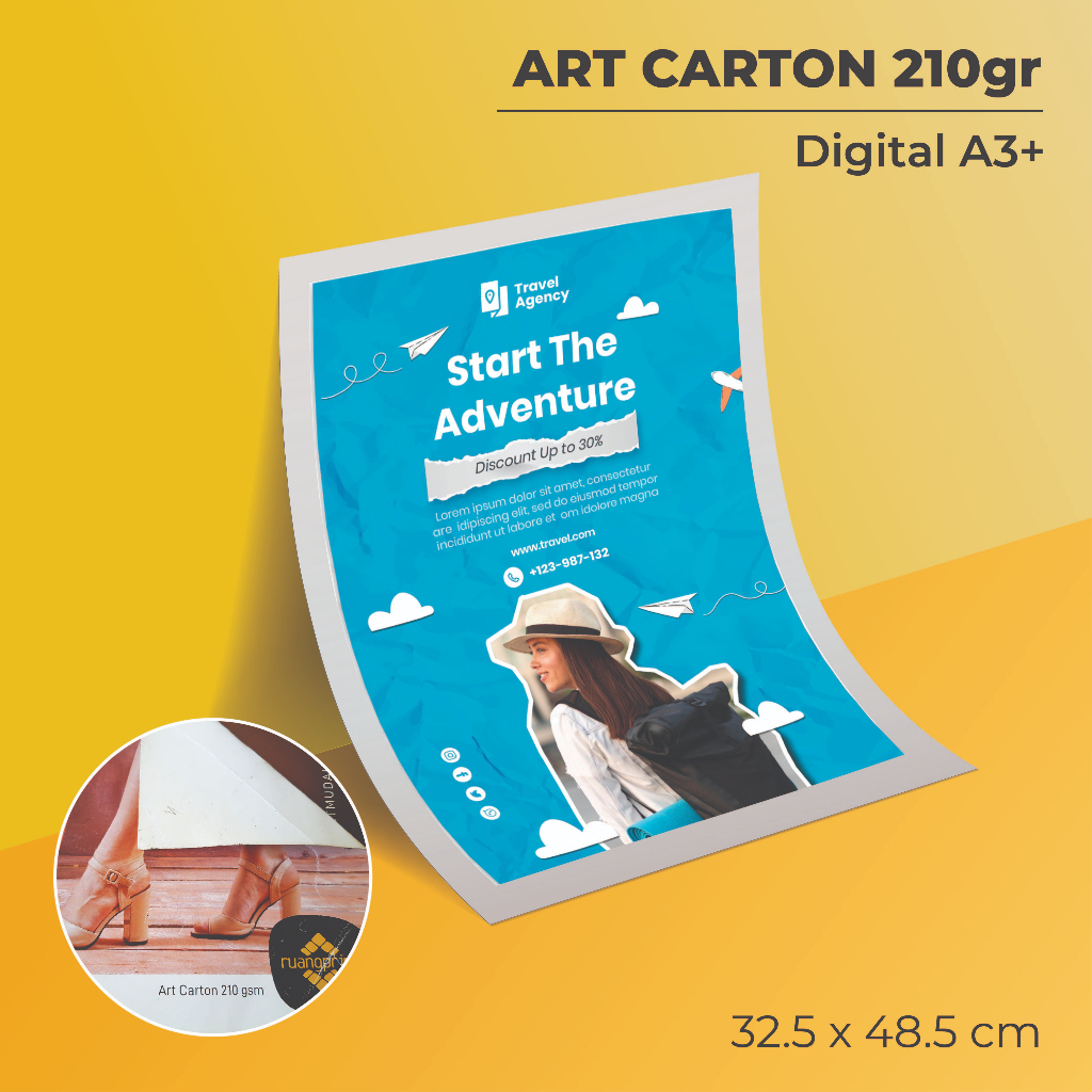Jual cetak art carton 210 gr murah / art carton 210 | Shopee Indonesia