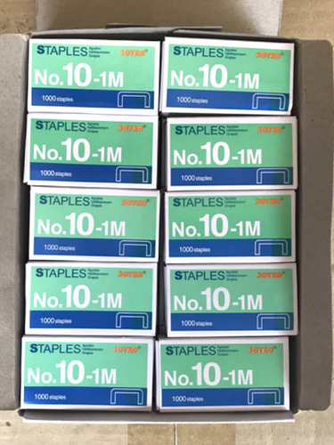 Jual Staples Joyco NO.10 Kecil Isi Stapler Refill Hekter NO.10-1M 1 Dus ...