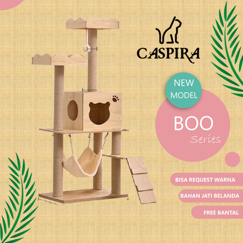 Jual Cat Condo - Kandang Kucing Kayu Jati Belanda - Cakaran Kucing ...