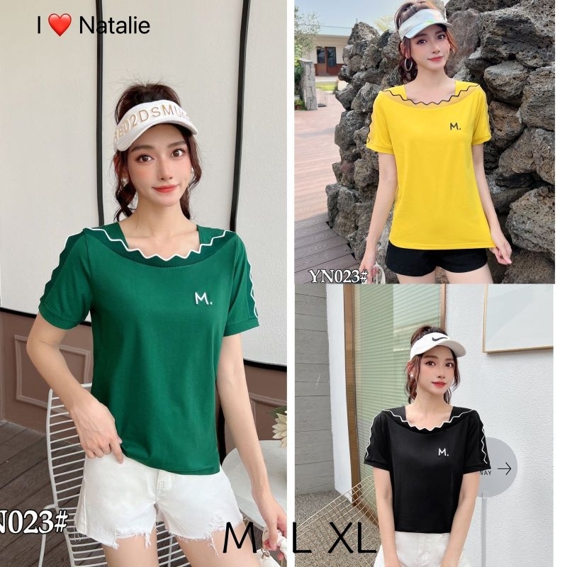 Jual Kaos wanita Natalie (mdl krah zigzag putih) | Shopee Indonesia