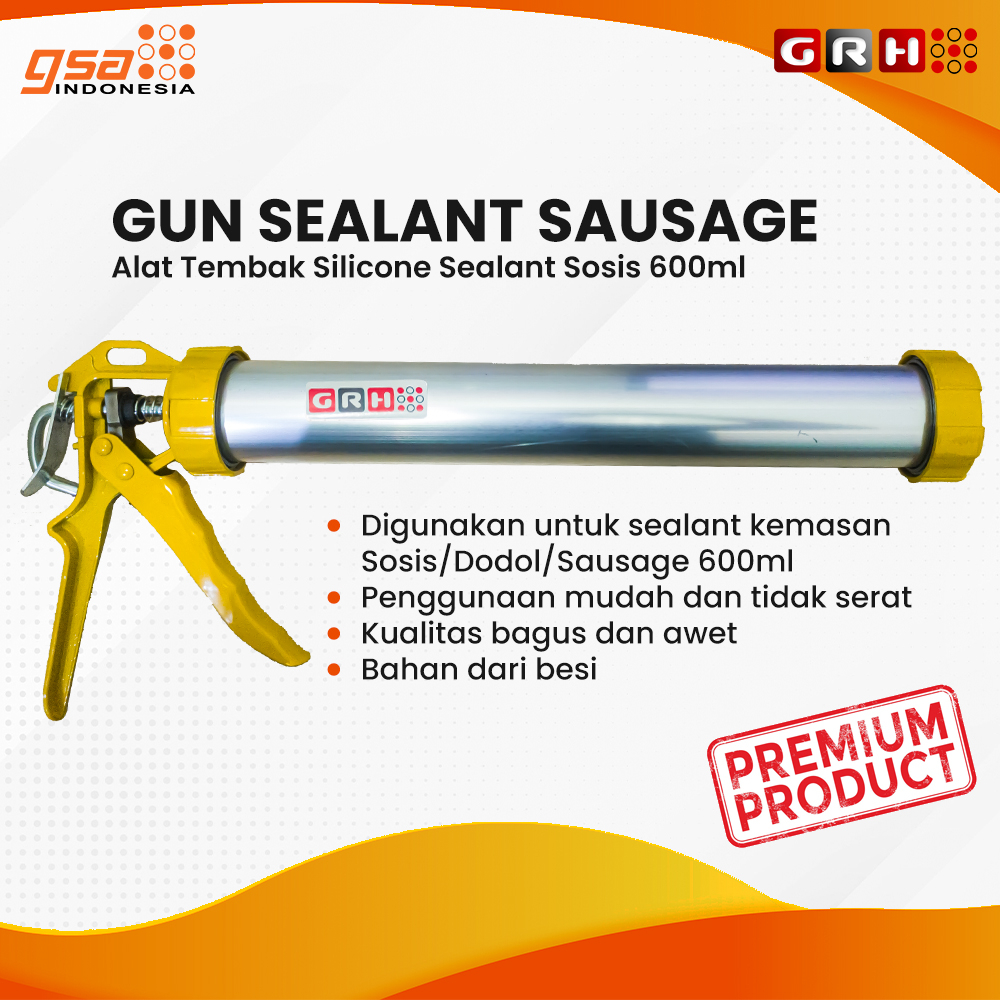 Jual Alat Tembak Silikon Sosis/Sausage Gun GRH 600ml | Shopee Indonesia