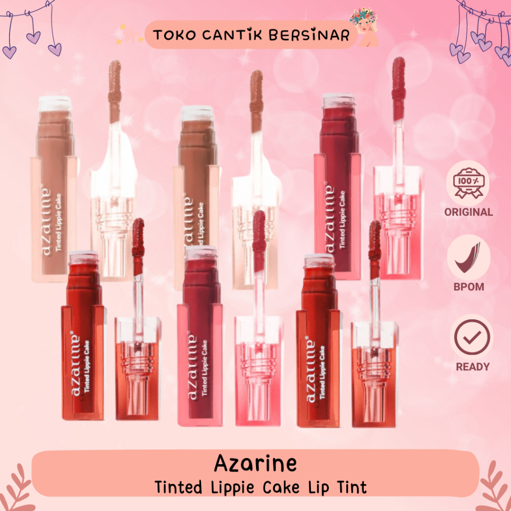 Jual [Azarine x Red Velvet] Tinted Lippie Cake Lip Tint 2.9ml - LipTint ...