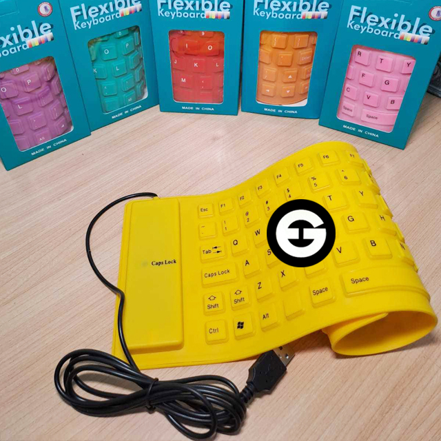 Jual WA USB Keyboard Fleksibel Waterproff Keyboard Flexible USB Laptop ...