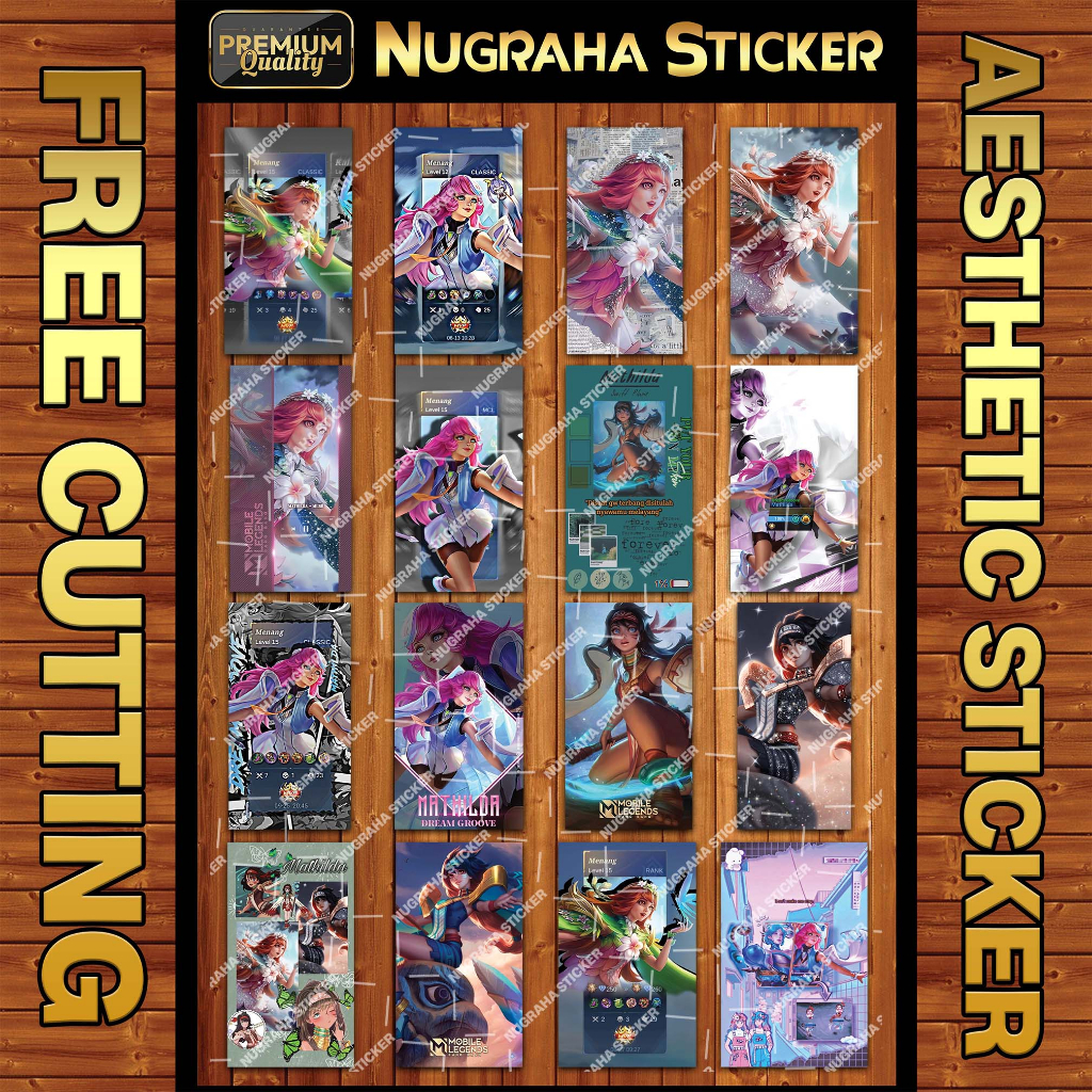 Jual (160 PCS) Sticker Mathilda MLBB (Sticker Mobile Legends) | Shopee ...