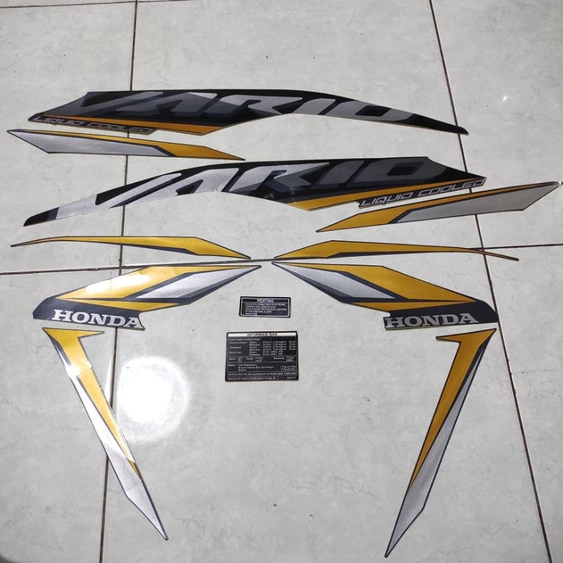 Jual Stiker Stripping striping decal graphic Honda Vario 125 2021 2022 ...