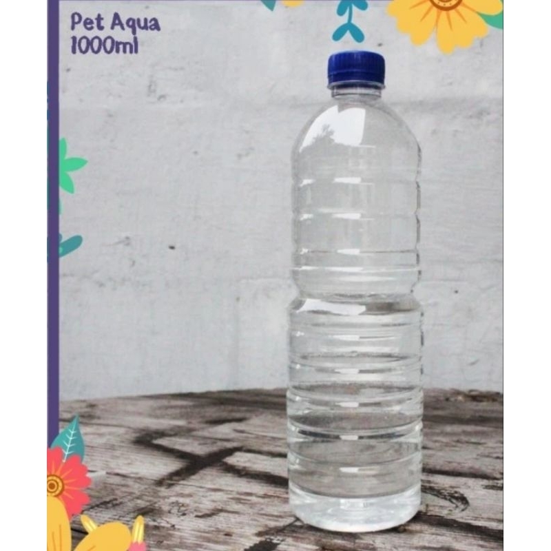 Jual botol plastik 1000ml / botol 1 Liter | Shopee Indonesia