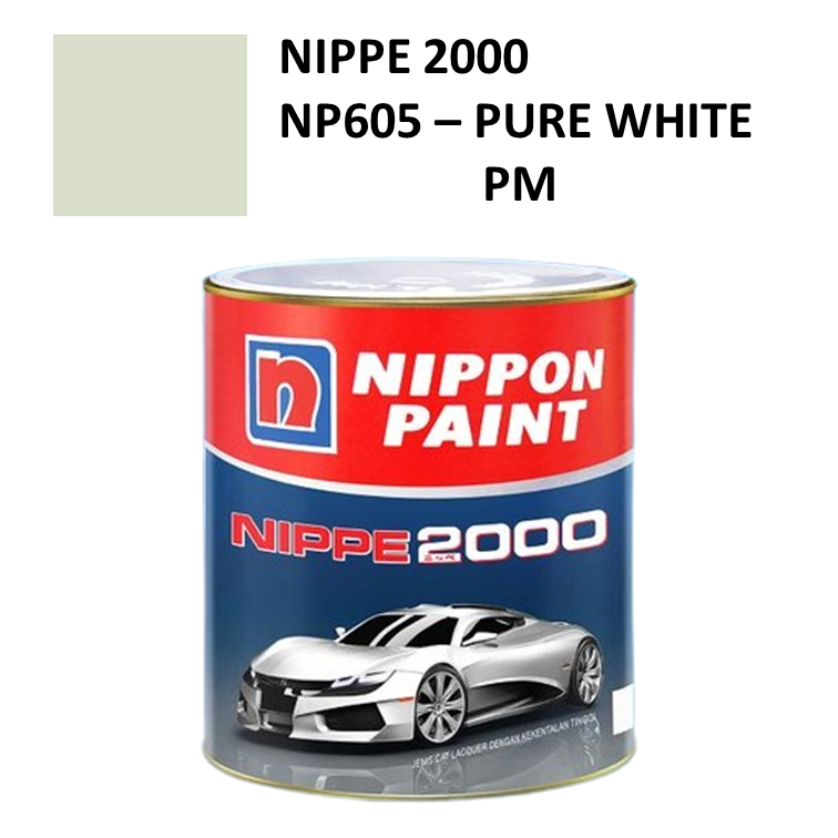 Jual Nippon Paint - Cat Duco NC Nippe 2000 - Kode NP605 (Pure White - PM) 1 Liter | Shopee Indonesia