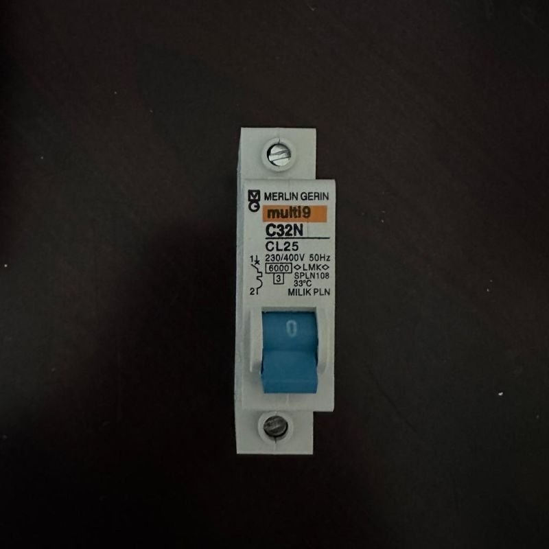 Jual MCB MG Biru 25A 1 Phase 25 Ampere Merlin Gerin | Shopee Indonesia