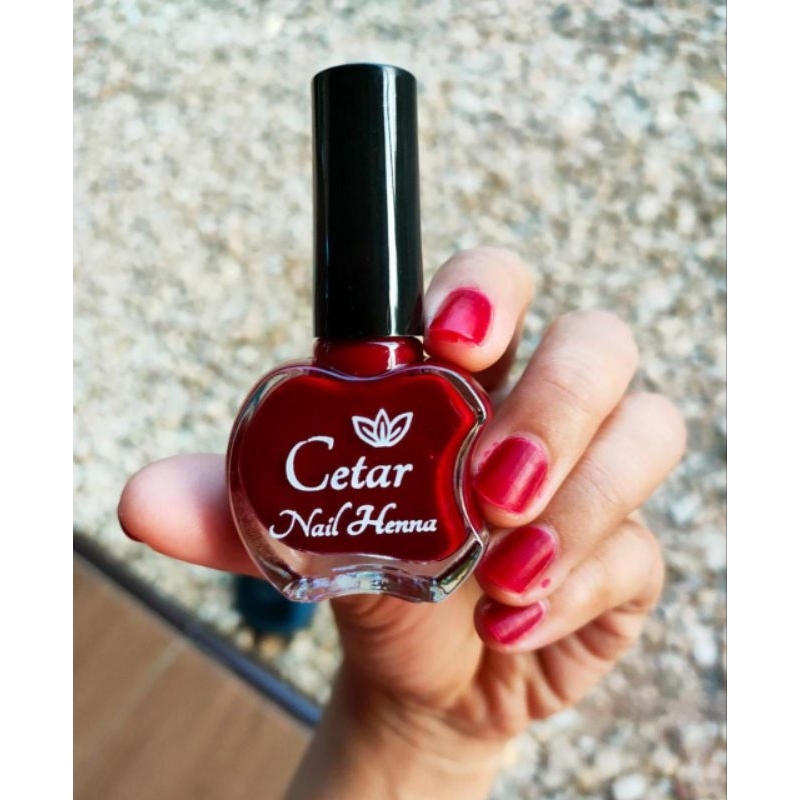 Jual Cetar Nail Henna Kutek Halal BPOM Sah Sholat | Shopee Indonesia