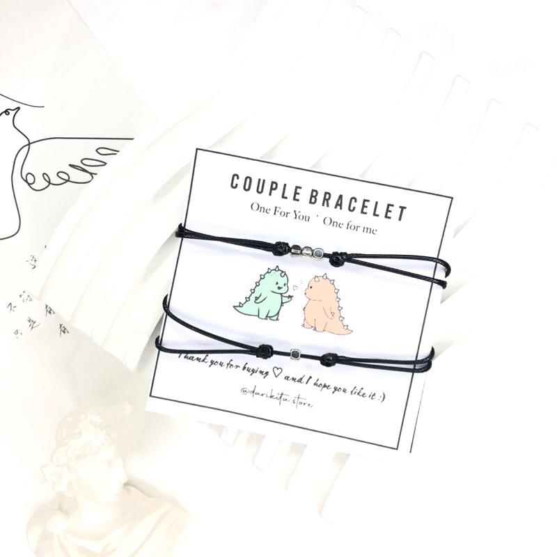 Jual GELANG MINIMLIS SILVER KOTAK/ GELANG COUPLE SIMPLE (1 Pcs ...