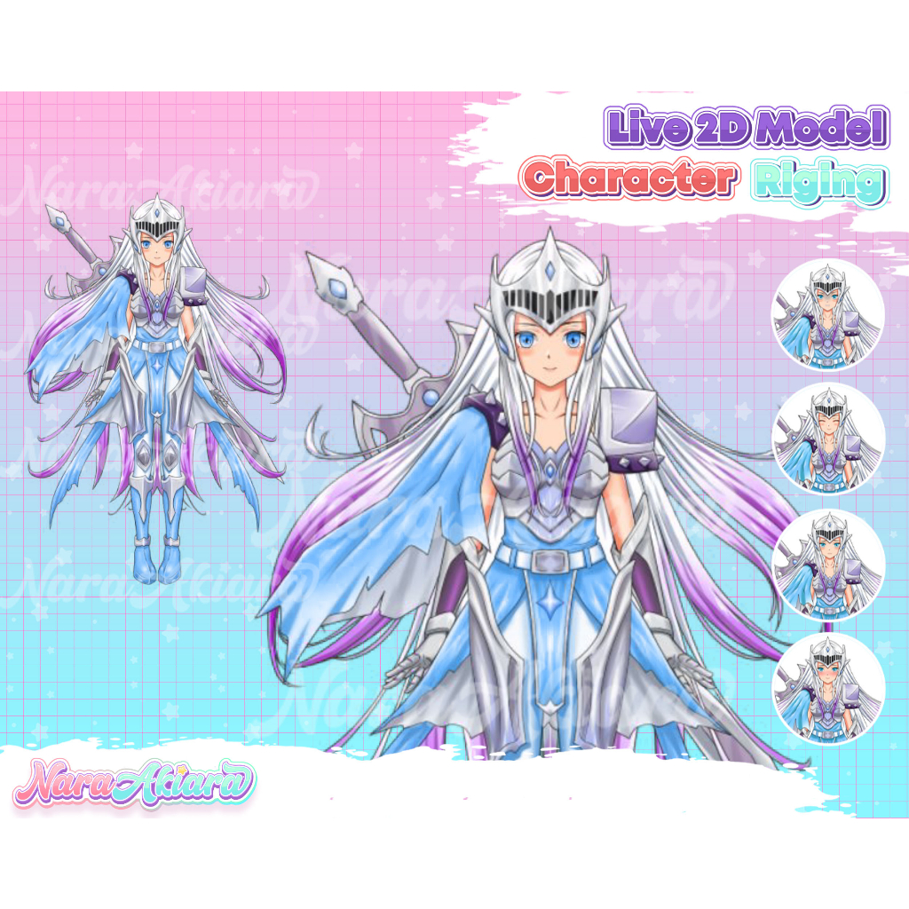 Jual Transformasi Streaming Anda dengan Karakter Anime Vtuber Model ...