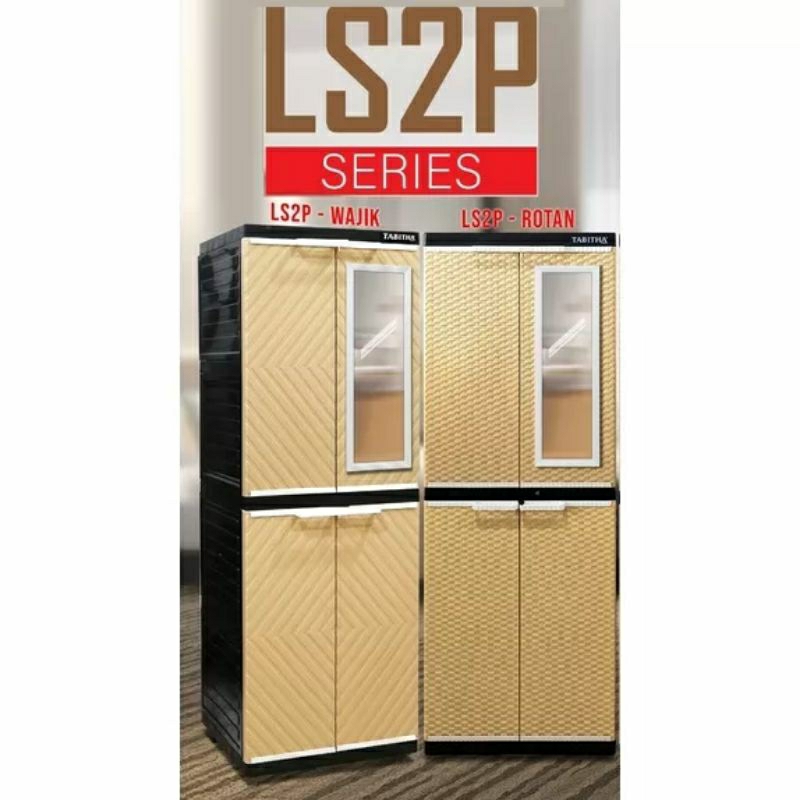 Jual LEMARI THABITA 4 SUSUN LEMARI PAKAIAN FULL KUNCI DAN KACA LEMARI ...