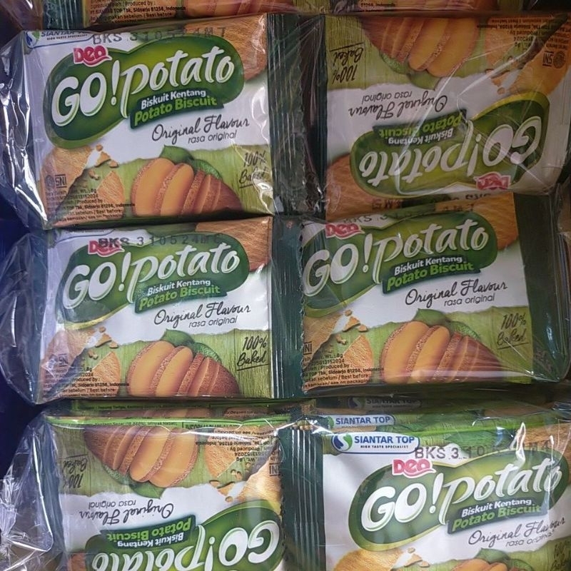 Jual go potato biskuit kentang (20 bungkus) | Shopee Indonesia
