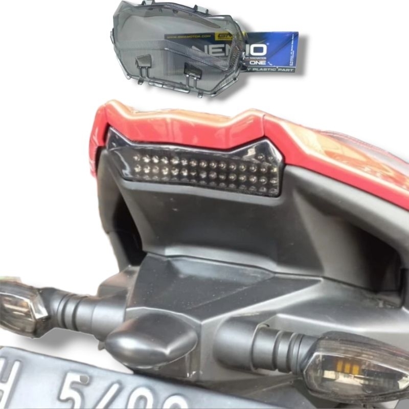 Jual Mika Smoke Stop Rem Belakang New Aerox Connected 2020 - 2024 ...