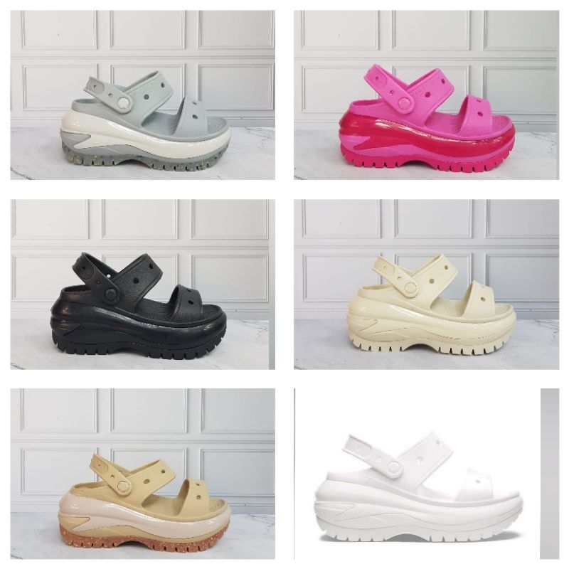Jual Crocs Classic Mega Crush Sandal woman / Crocs Mega Crush Sandal ...